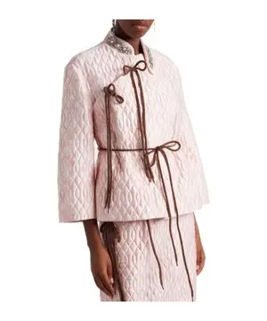 Simone Rocha Embellished Quilted Jacket