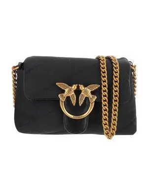 Pinko Baby Love Chain-linked Crossbody Bag - Black