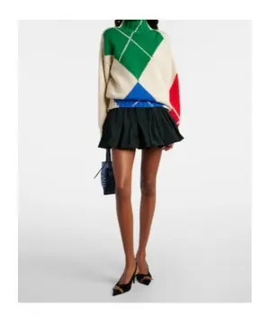 J.W.ANDERSON Leather-trimmed Velvet Slingback Pumps