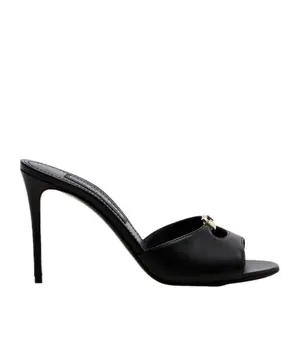 Dolce & Gabbana Round-toe High-heeled Sandals - Black