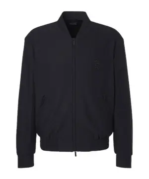 Giorgio Armani Zippered Short Jacket - Black