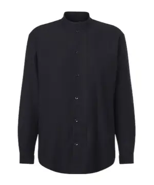 Giorgio Armani X Alanui Virgin Wool Shirt - Black