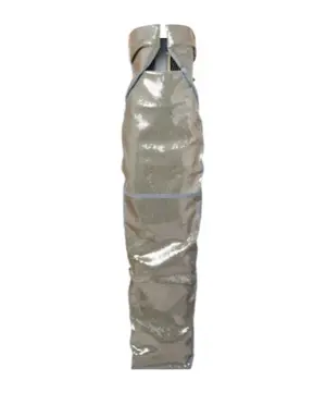 Rick Owens Prong Sequined Denim Gown - Gray