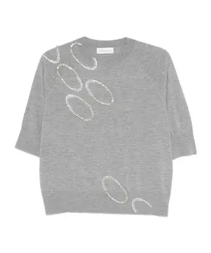 Dries Van Noten Crew Neck Sweater - Gray