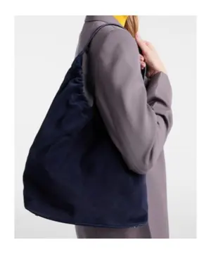 AESTHER EKME Demi Lune Cloud Suede Shoulder Bag