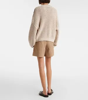 Brunello Cucinelli Cotton And Linen Bermuda Shorts