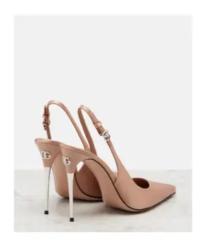 Dolce & Gabbana Dg Satin Slingback Pumps