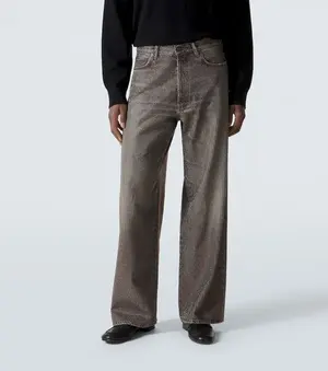 Acne Studios Embellished Wide-leg Jeans