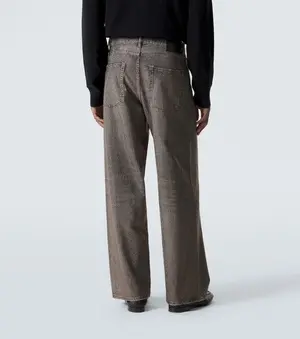 Acne Studios Embellished Wide-leg Jeans