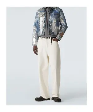 Acne Studios Printed Denim Jacket