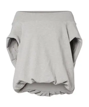 Dries Van Noten Cocoon Cotton Jersey Sweatshirt - Gray