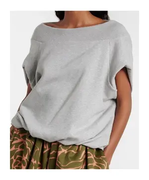 Dries Van Noten Cocoon Cotton Jersey Sweatshirt