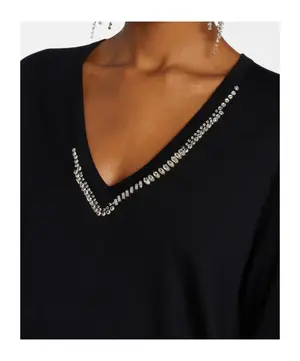 Dries Van Noten Embellished Wool Sweater