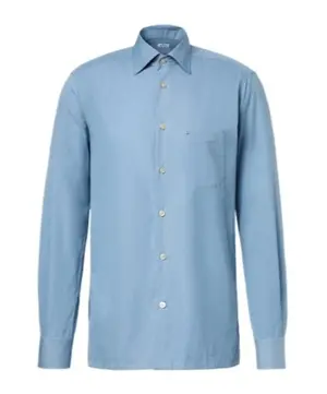 Kiton Cotton Shirt - Blue