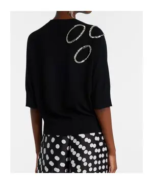 Dries Van Noten Embellished Wool Sweater