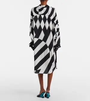 Dries Van Noten Printed Shirt Dress