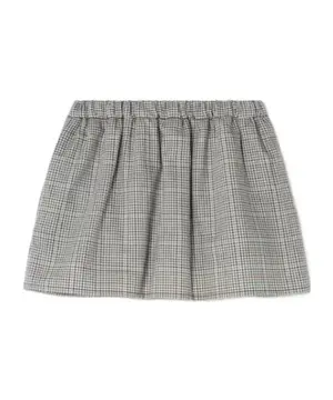 Versace Check-pattern Mini Skirt With Bow Detail