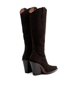 Paris Texas Suede Cowboy Boots