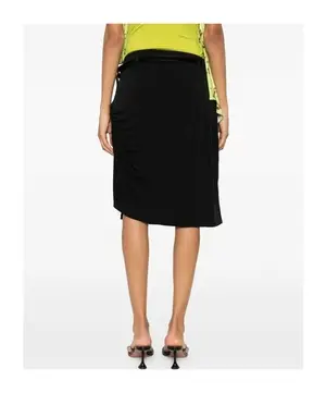 Coperni Belted Ruched Midi Skirt