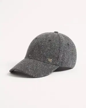 Valentino Garavani Vlogo Signature Wool Baseball Cap