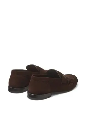 JIMMY CHOO Ellis Logo-detail Loafers