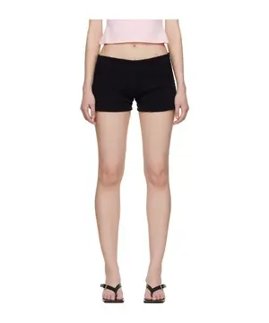 Vetements Baby Pleated Shorts - Black