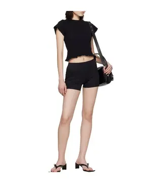 Vetements Logo-embroidered Mini Shorts
