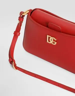 Dolce & Gabbana Logo-embellished Leather Phone Bag