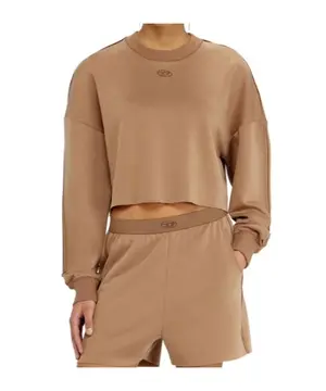 DIESEL® Logo-detail Cropped Sweatshirt