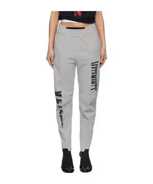 Vetements Cut Up Logo Sweatpants