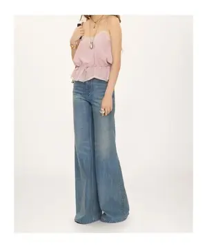 Chloé Drawstring Camisole Top - Dark Lilac