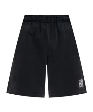 Vetements Biker Cross Logo Detailed Shorts