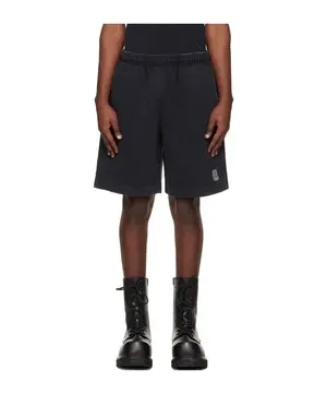 Vetements Biker Cross Logo Detailed Shorts