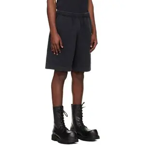 Vetements Biker Cross Logo Detailed Shorts