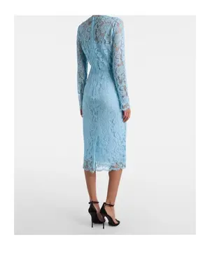 Dolce & Gabbana Cotton-blend Lace Cocktail Dress