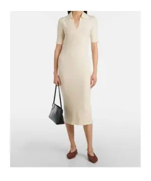 JIL SANDER Perforated Suede Slingback Flats