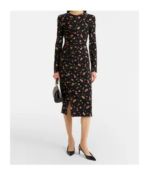 Dolce & Gabbana Floral Silk-blend Midi Dress