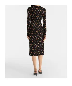 Dolce & Gabbana Floral Silk-blend Midi Dress