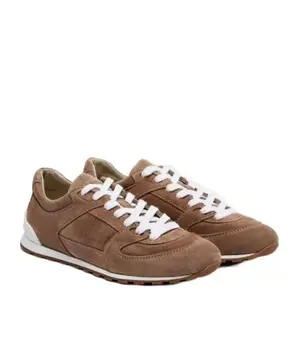 Brunello Cucinelli Runner Suede Sneakers - Brown