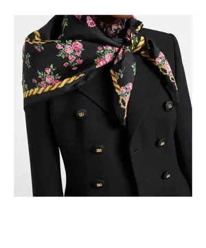Dolce & Gabbana Floral Silk Scarf