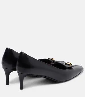 Khaite Celia Pocket 50 Leather High Heels