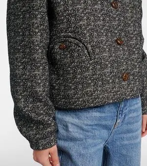 BLAZÉ MILANO Mélange Cotton-blend Jacket