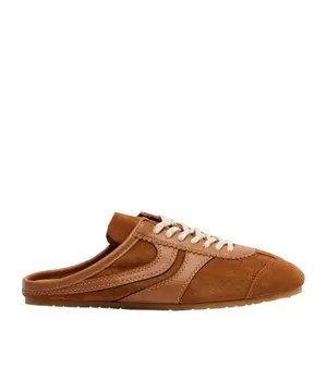 Dries Van Noten Lace-up Mules - Brown