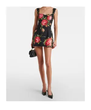 Dolce & Gabbana Floral Cotton Minidress
