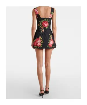 Dolce & Gabbana Floral Cotton Minidress