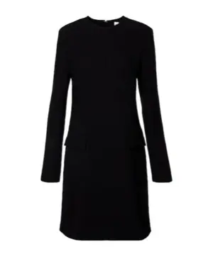 TOTEME Pocket Crêpe Minidress - Black