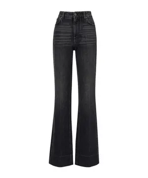 Dolce & Gabbana High-rise Flared Jeans - Black