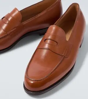 John Lobb Lopez Leather Penny Loafers
