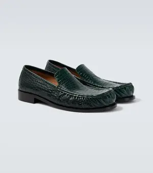Dries Van Noten Leather Loafers