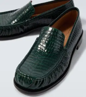 Dries Van Noten Leather Loafers